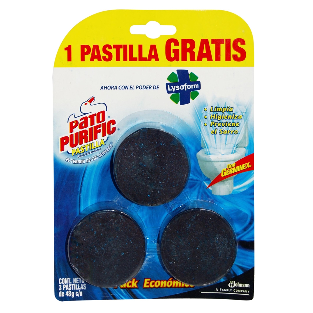 PATO PURIFIC PASTILLA AZUL 3X2 – Lagos Distribuidores