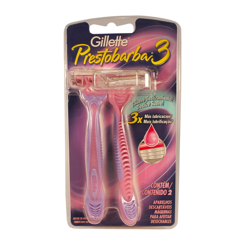 PRESTOBARBA 3 TRIPLE HOJA X 2 – Lagos Distribuidores