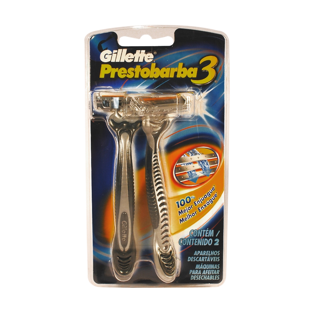 PRESTOBARBA 3 TRIPLE HOJA X 2 UN VARON – Lagos Distribuidores