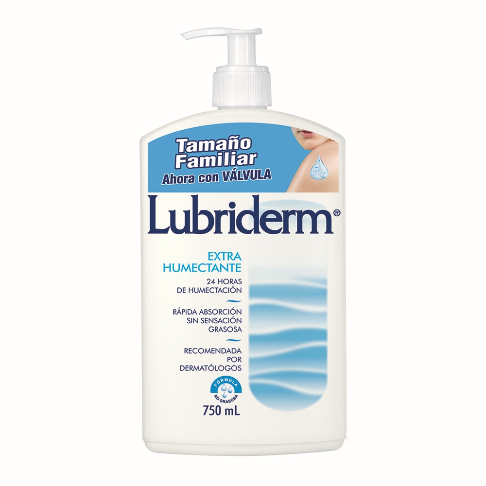 LUBRIDERM CREMA CON PERFUME 750 ML. VALVULA – Lagos Distribuidores