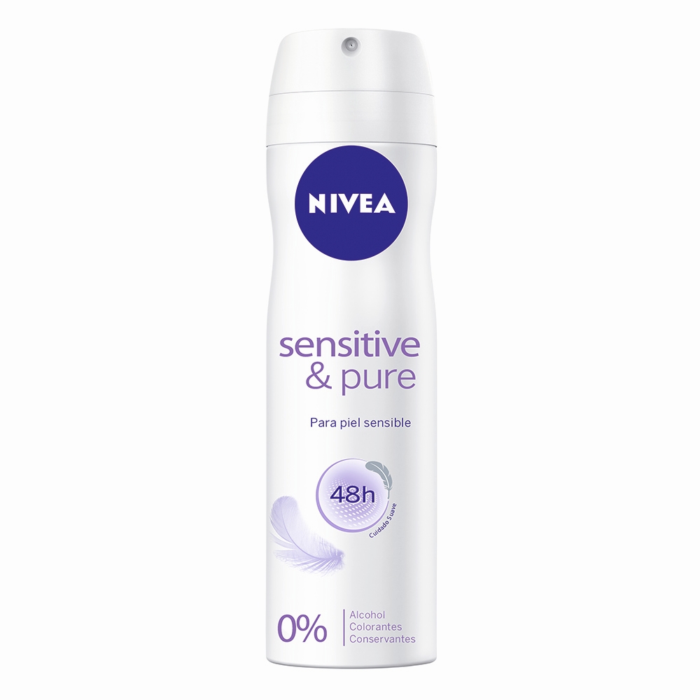 NIVEA DEO. SPRAY PURE & SENSITIVE 150 ML (DAMA) – Lagos Distribuidores