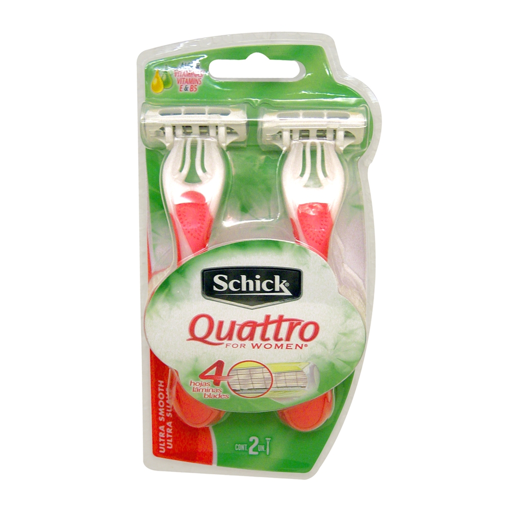SCHICK MAQUINA AFEITAR QUATTRO MUJER X2 – Lagos Distribuidores