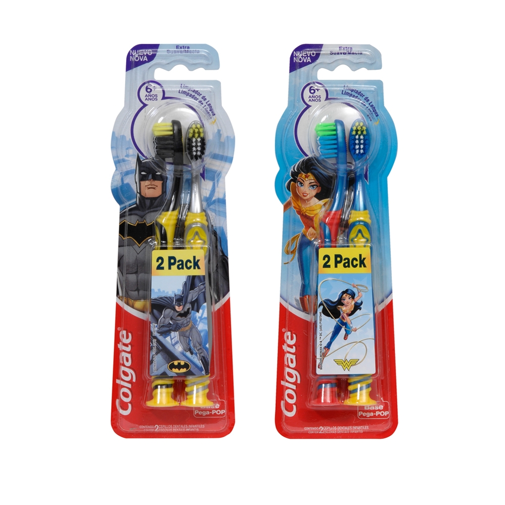 COLGATE PACK CEPILLO SMILES BATMAN Y MUJER MARAVILLA 2X1 – Lagos ...